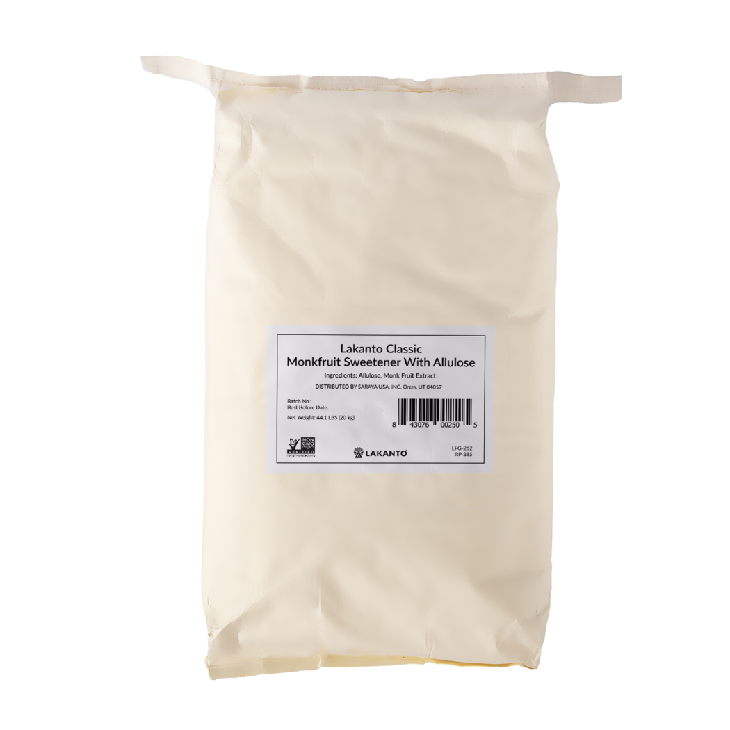 Bulk Classic Sweetener Monkfruit with Allulose 20 KG — Lakanto Wholesale