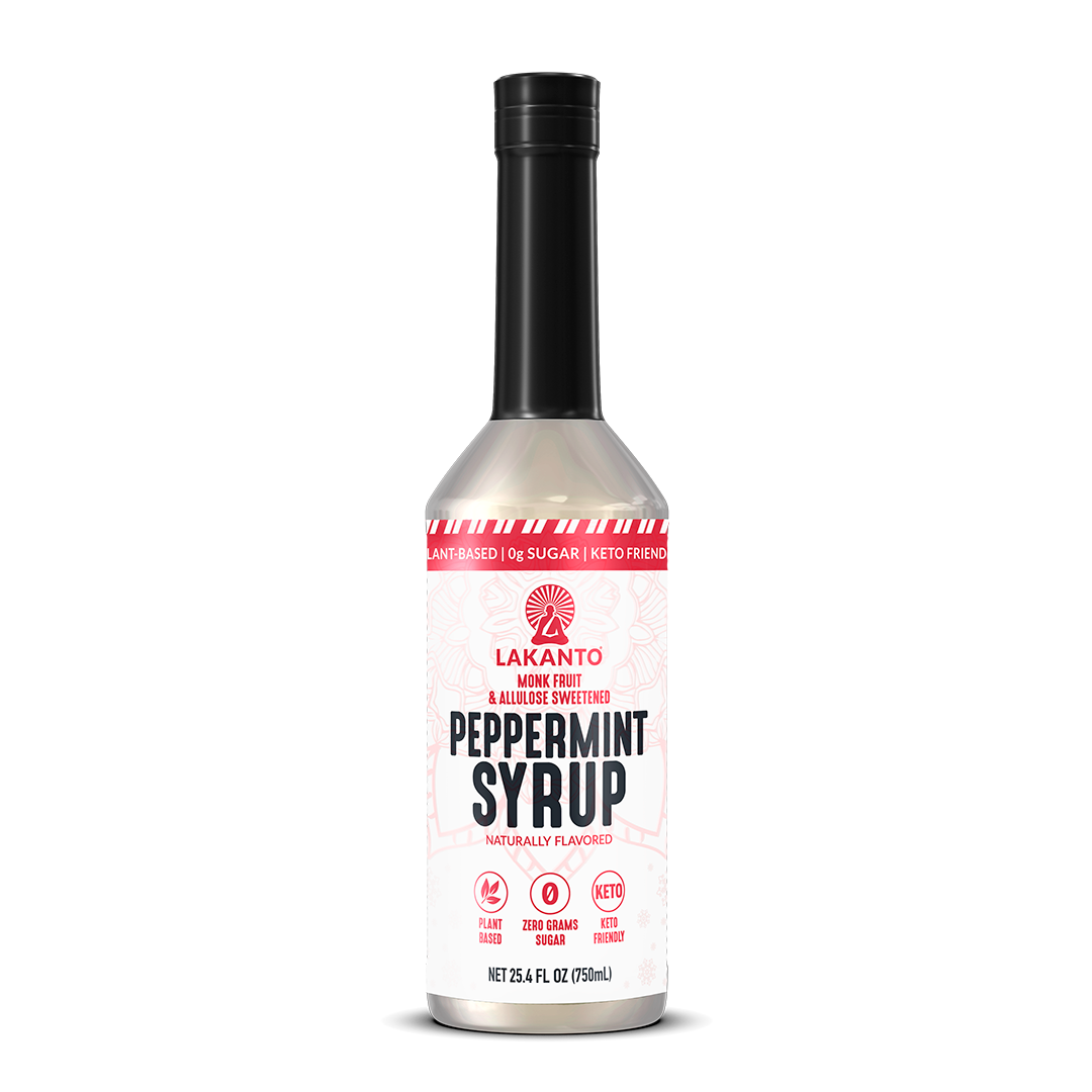 Simple Syrup Peppermint 25.4 OZ - CASE of 6 (Seasonal) – Lakanto Wholesale